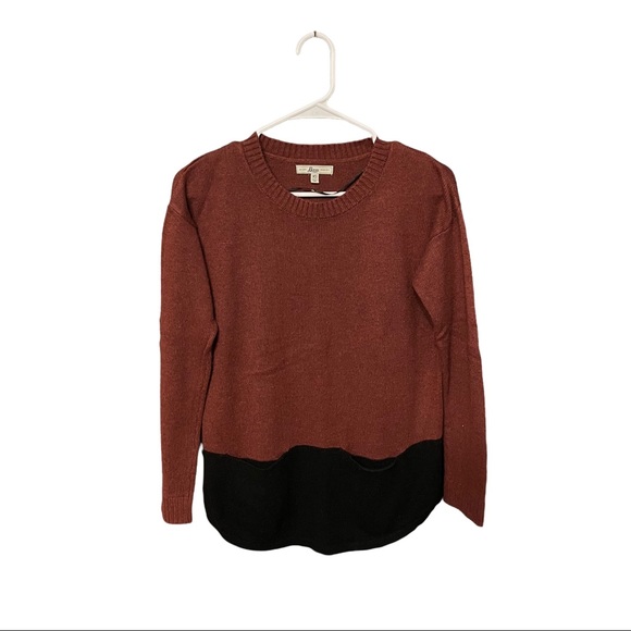 Bass | Sweaters | Bass Long Sleeve Maroon And Black Sweater | Poshmark
